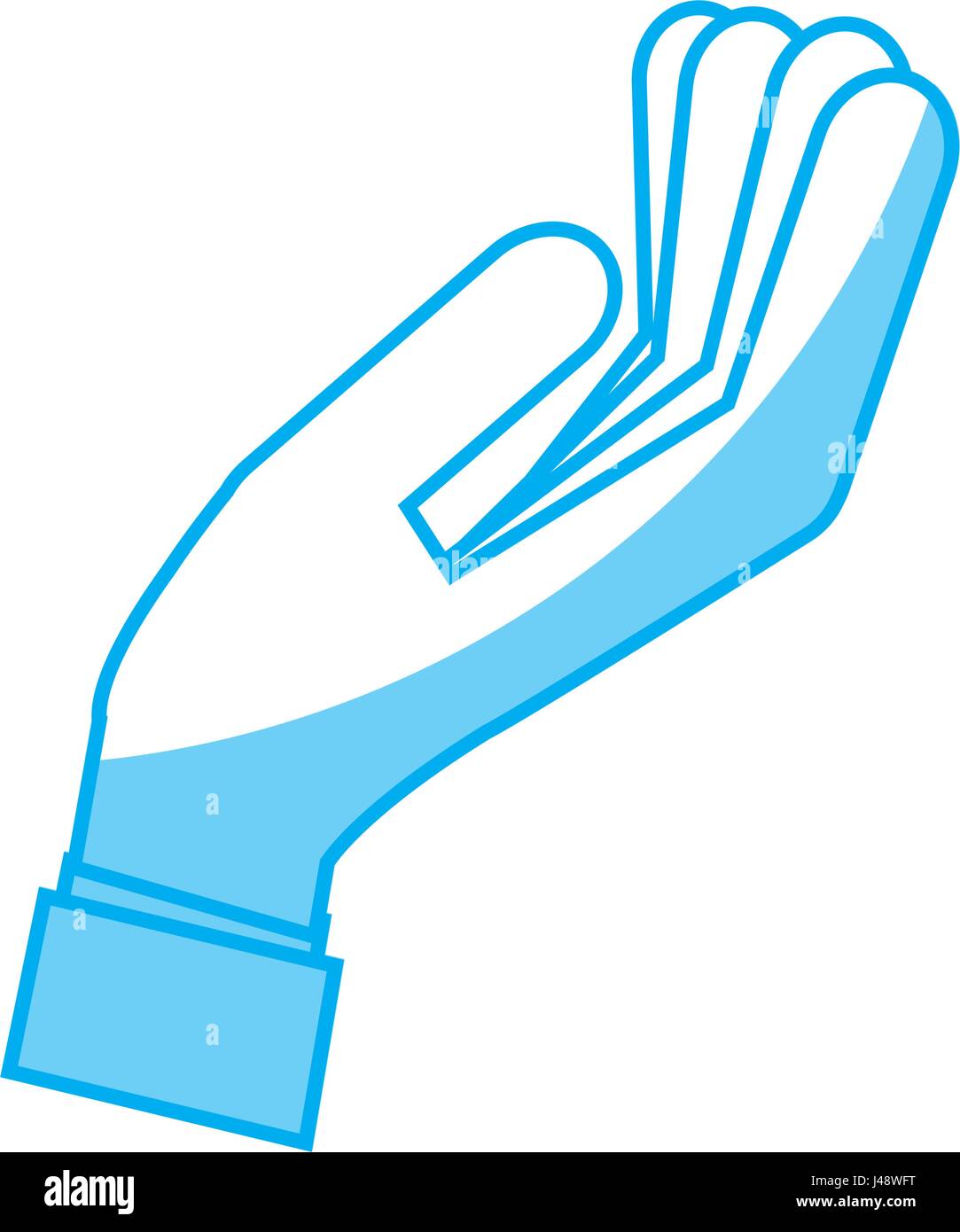 human hand icon Stock Vector Image & Art - Alamy