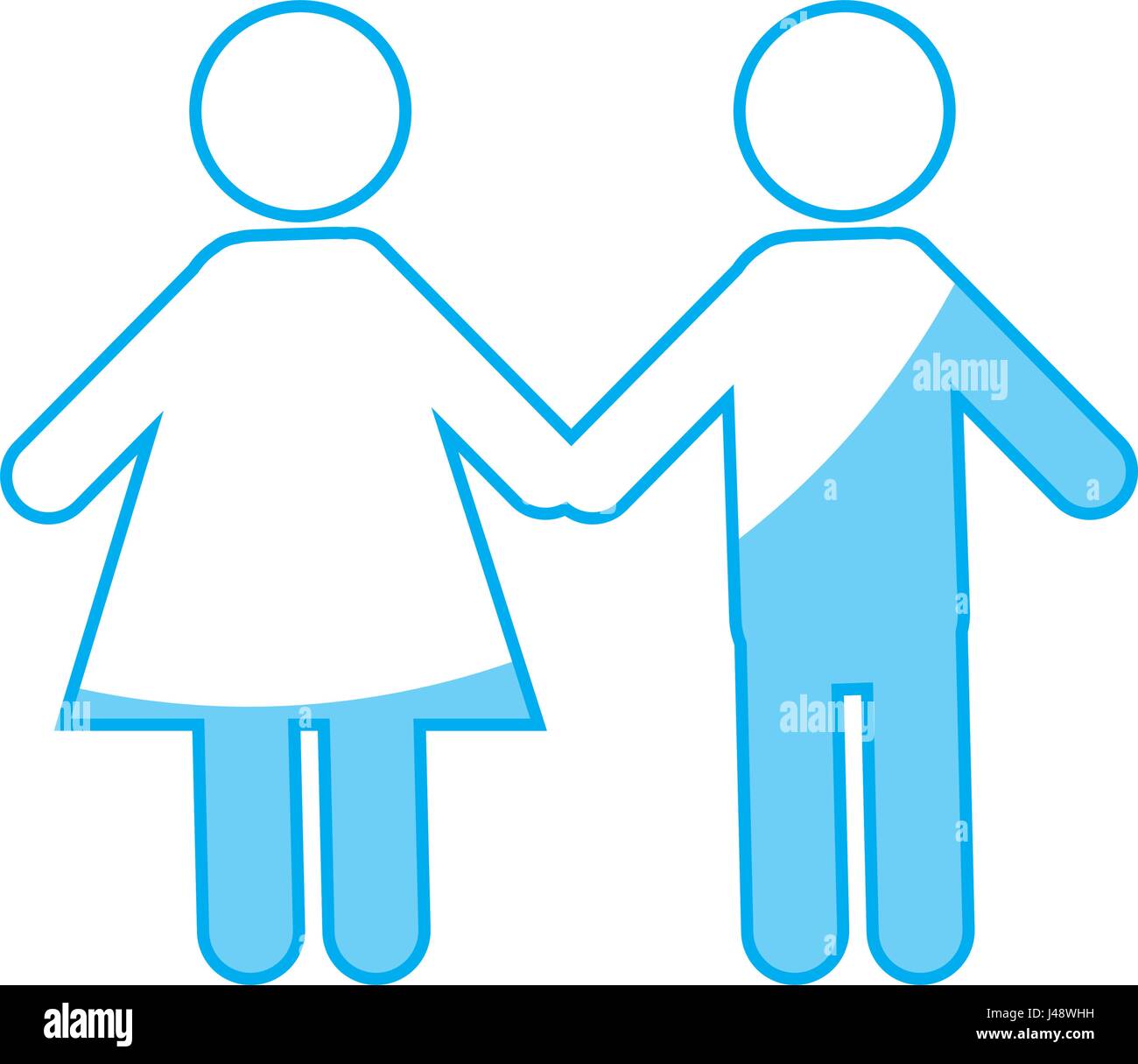 pictogram couple icon Stock Vector Image & Art - Alamy