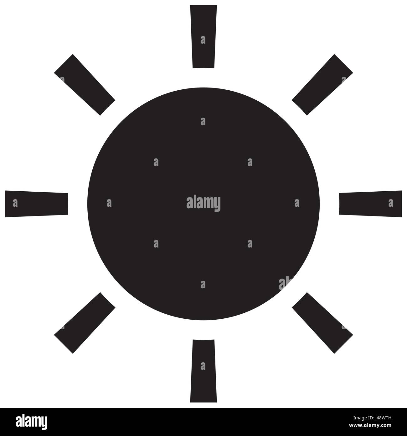 sun icon image Stock Vector Image & Art - Alamy