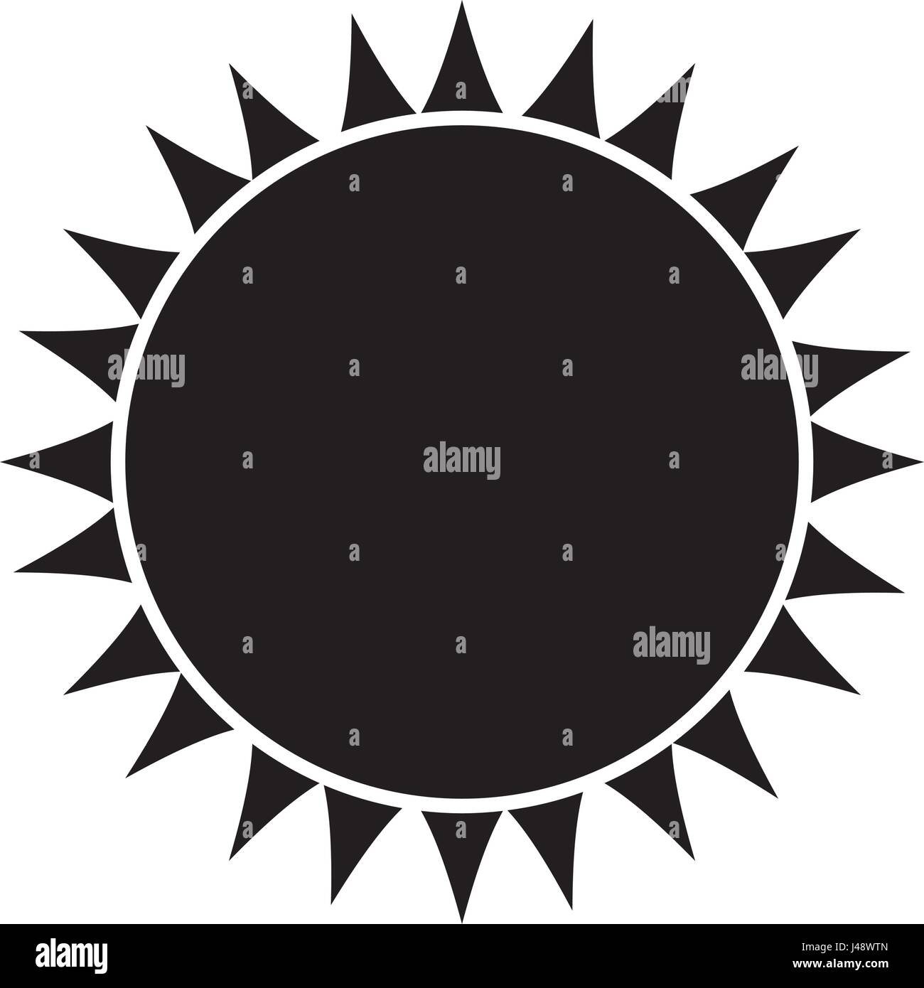 sun icon image Stock Vector Image & Art - Alamy