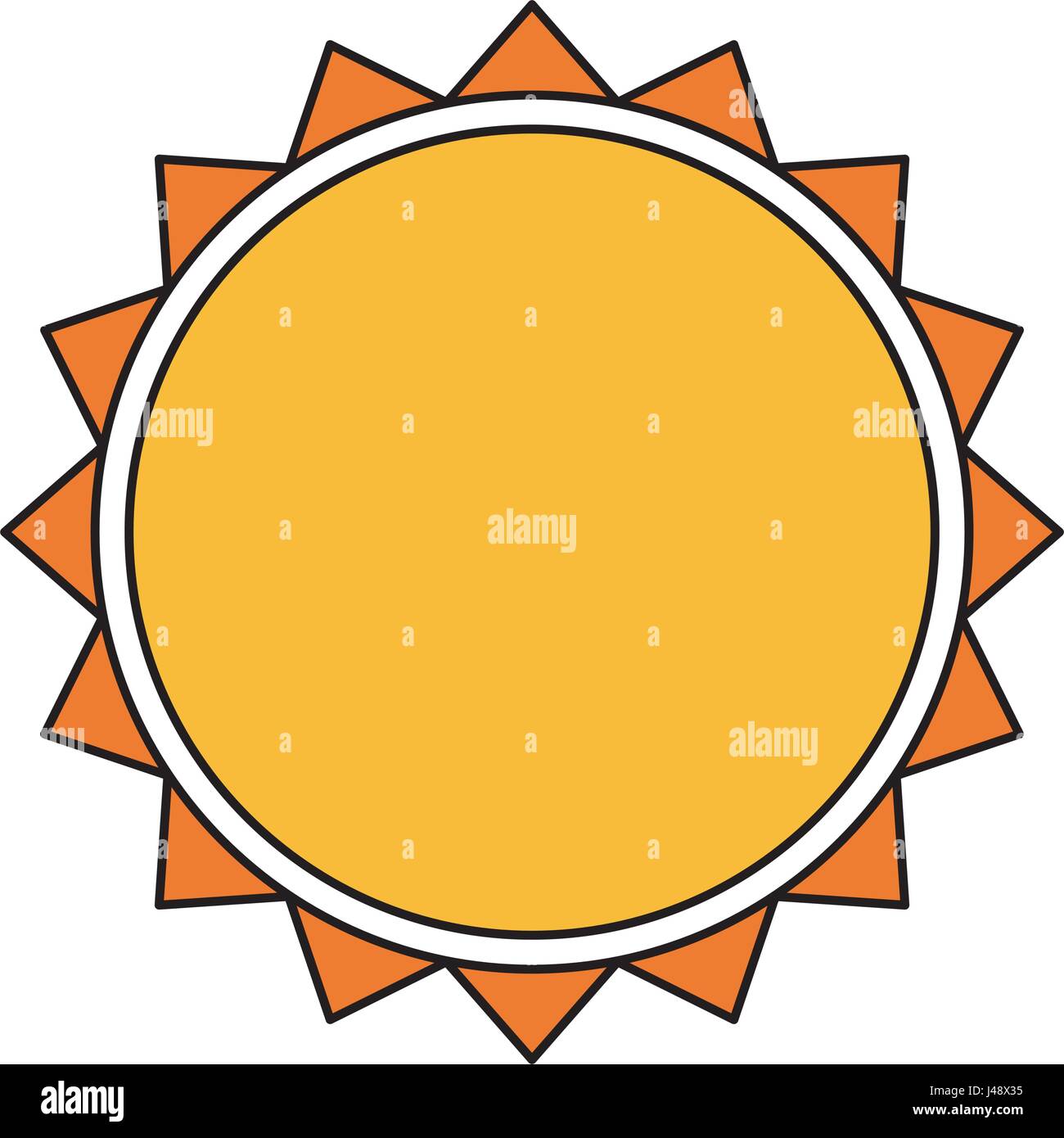 sun icon image Stock Vector Image & Art - Alamy
