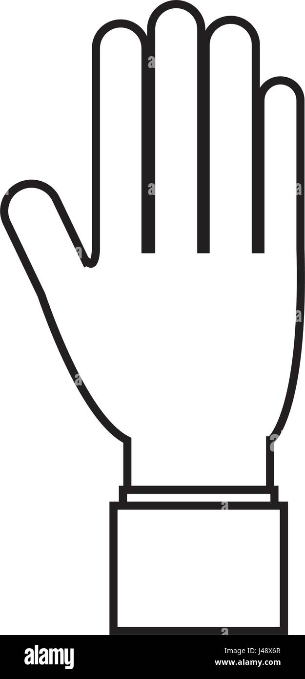 human hand icon Stock Vector Image & Art - Alamy