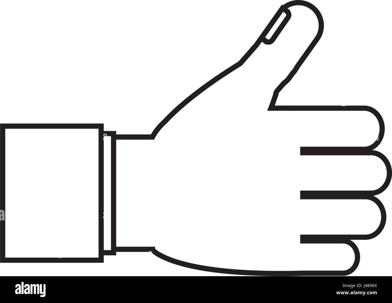human hand icon Stock Vector Image & Art - Alamy