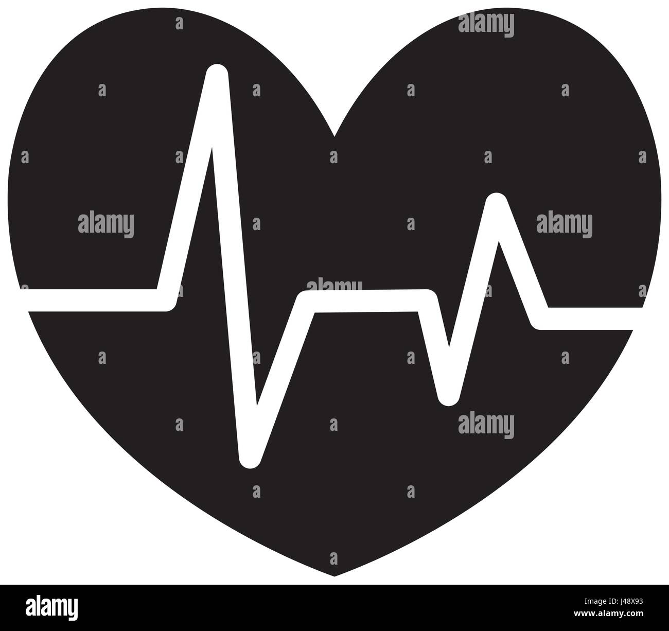 cardio heart icon Stock Vector Image & Art - Alamy
