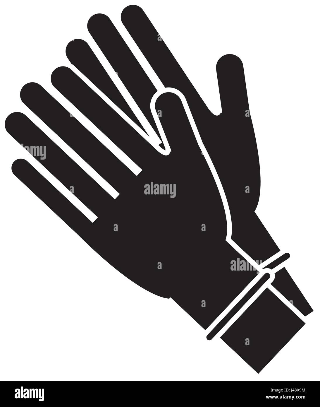 human hand icon Stock Vector Image & Art - Alamy