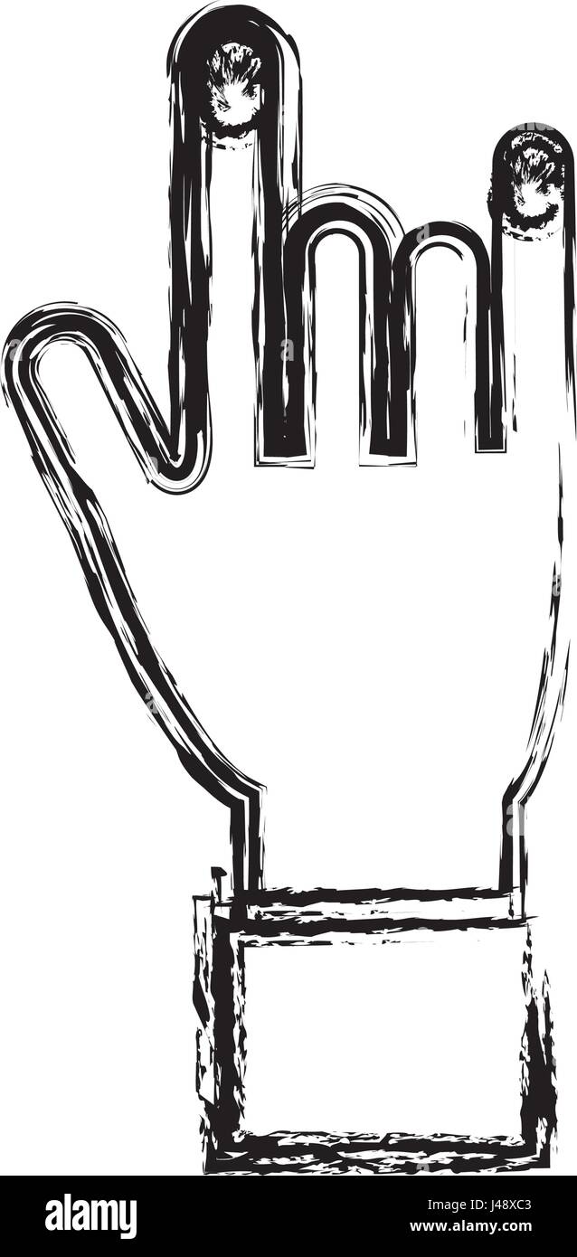 human hand icon Stock Vector Image & Art - Alamy