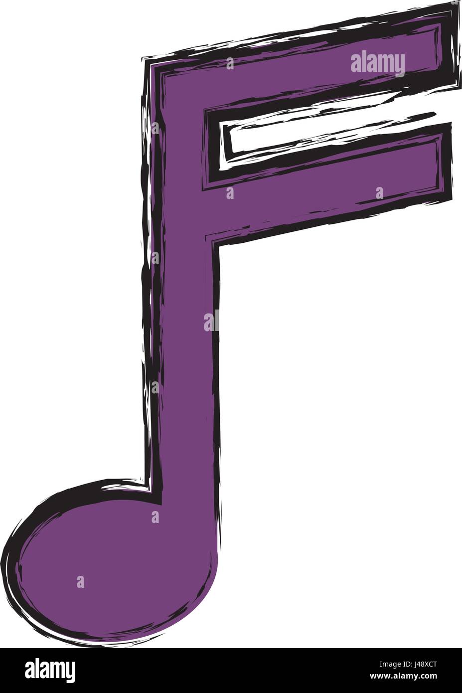 musical note icon Stock Vector Image & Art - Alamy