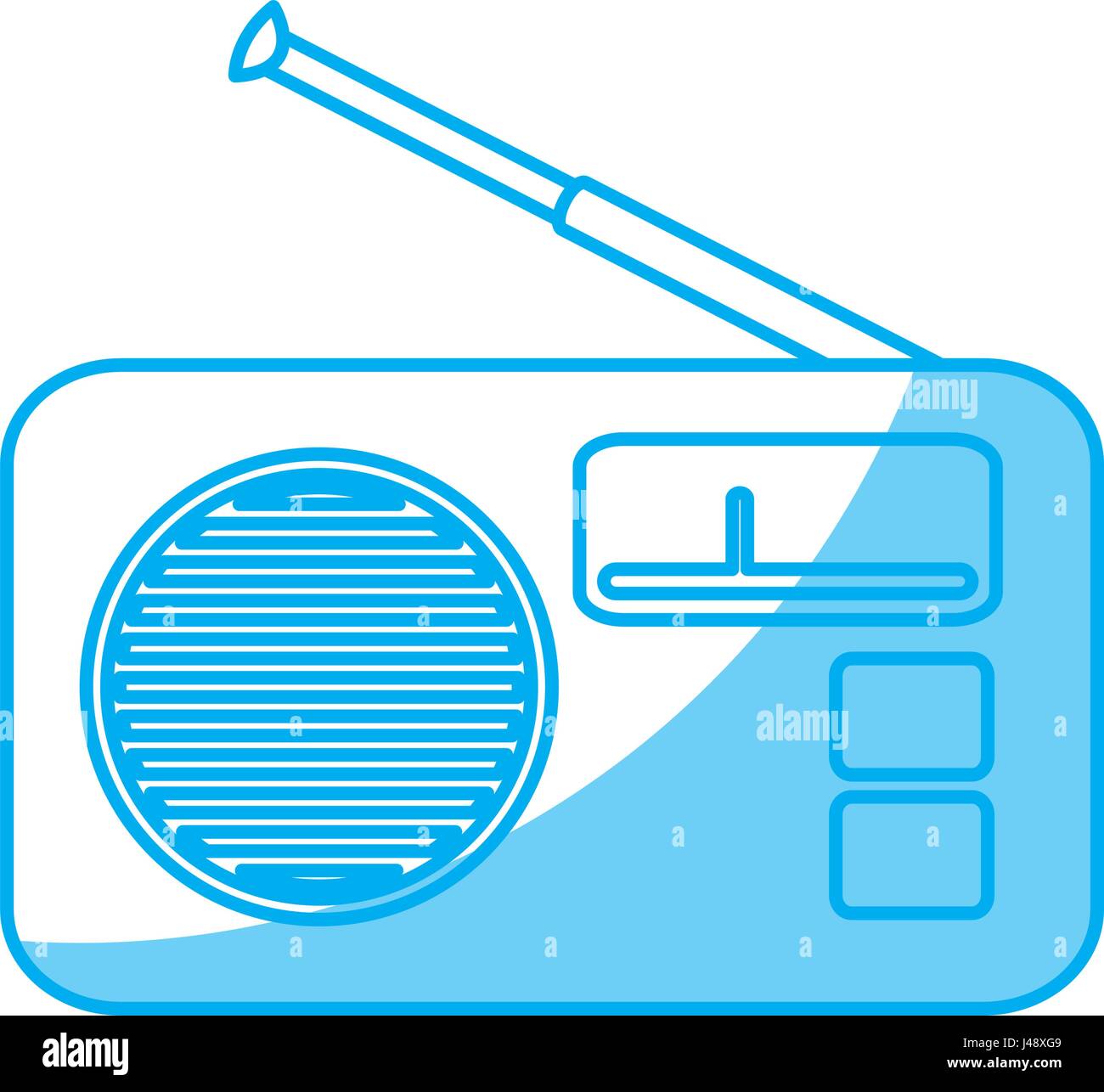retro radio icon Stock Vector Image & Art - Alamy