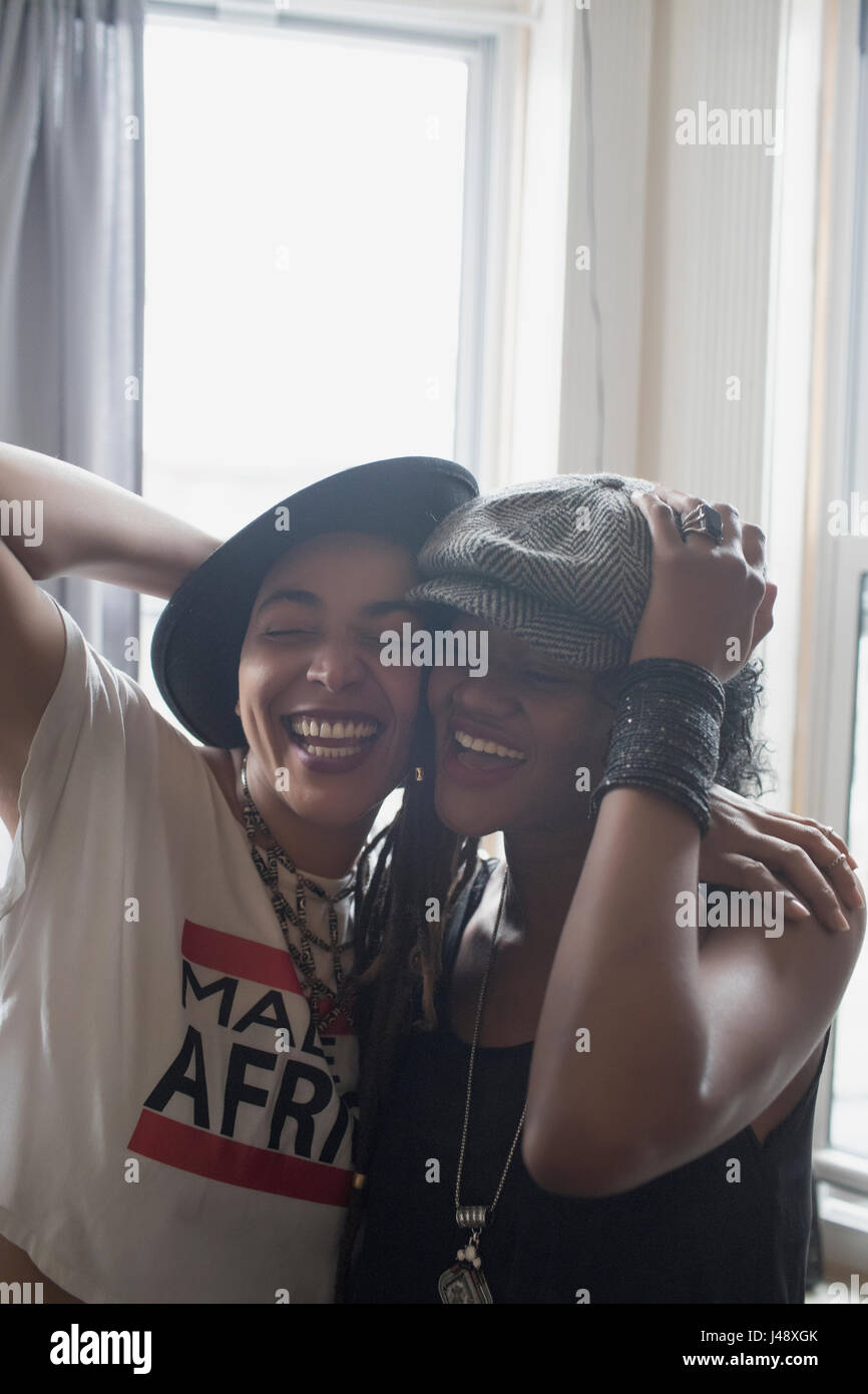 Two stylish young women Stock Photo - Alamy