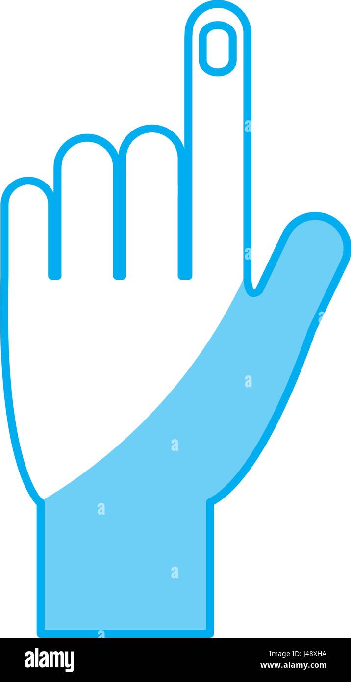 human hand icon Stock Vector Image & Art - Alamy