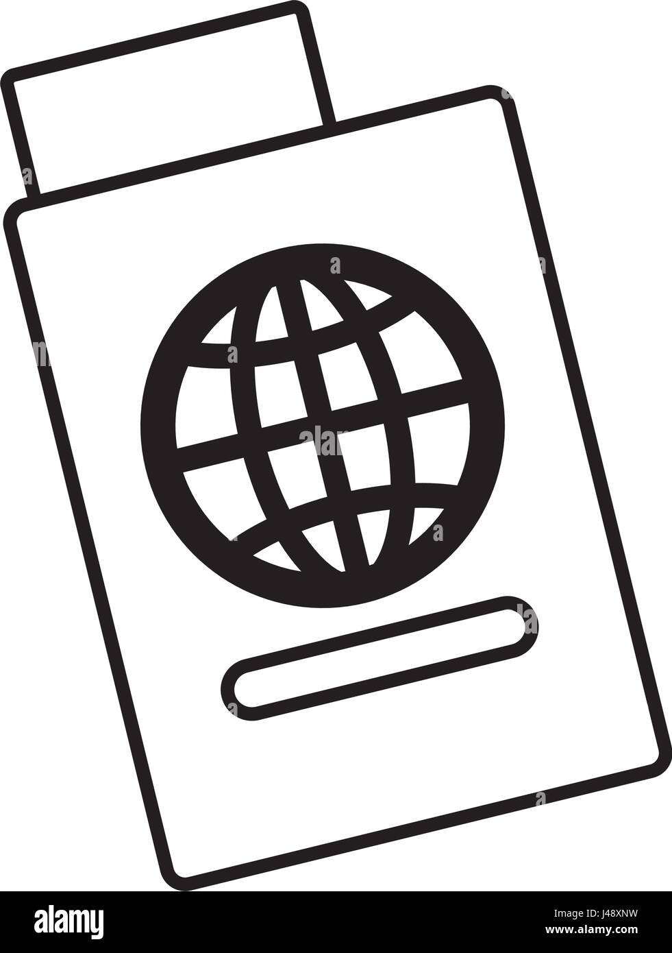 passport document icon Stock Vector Image & Art - Alamy