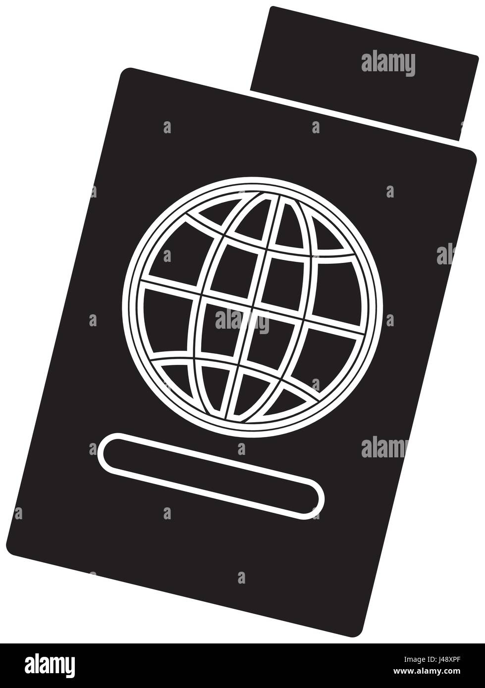 Passport Document Icon Stock Vector Image And Art Alamy