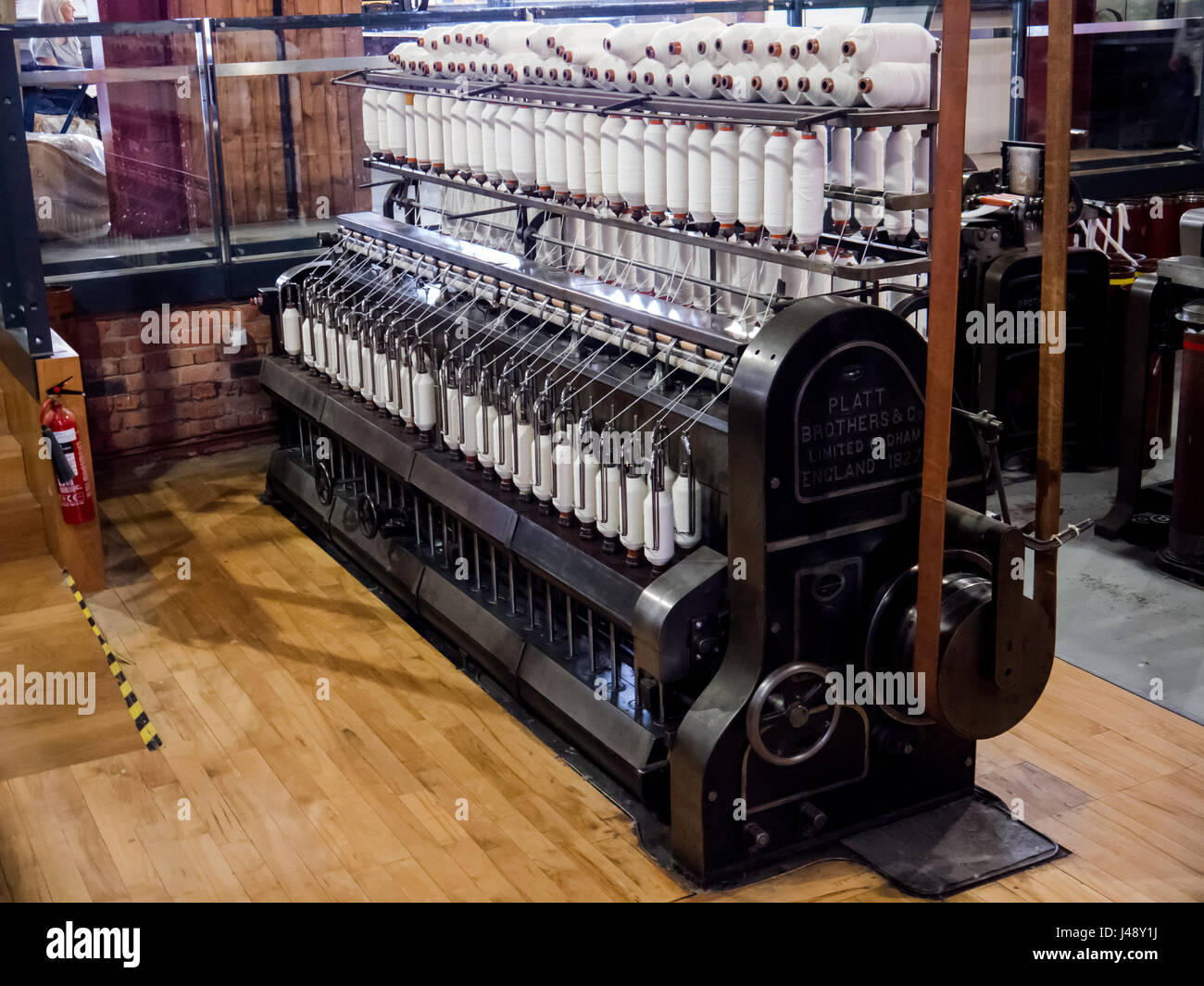 Cotton spinning machinery hi-res stock photography and images - Alamy