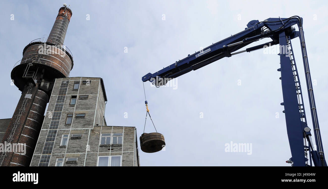 Slany, Czech Republic. 10th May, 2017. Engineering firm Salten, former ...