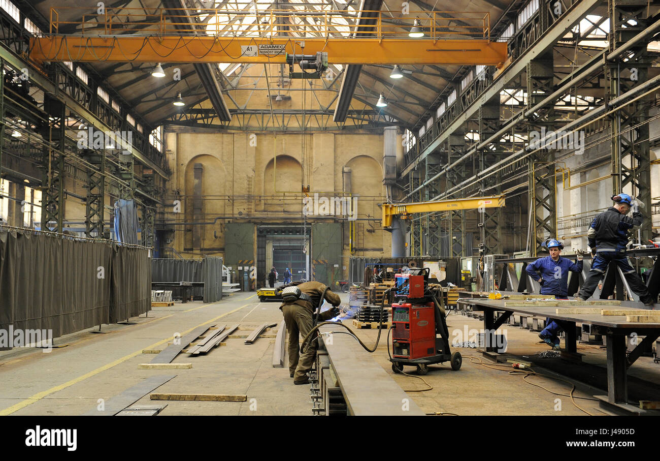 Slany, Czech Republic. 10th May, 2017. Engineering firm Salten, former ...