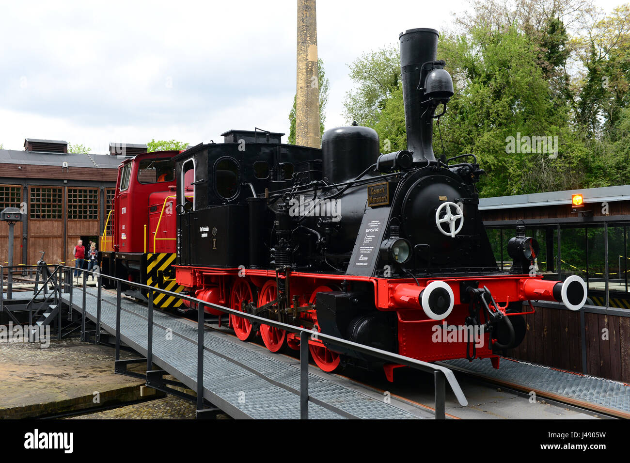 Berlin, Germany. 10th May, 2017. A restored Prussian T3 steam engine in ...