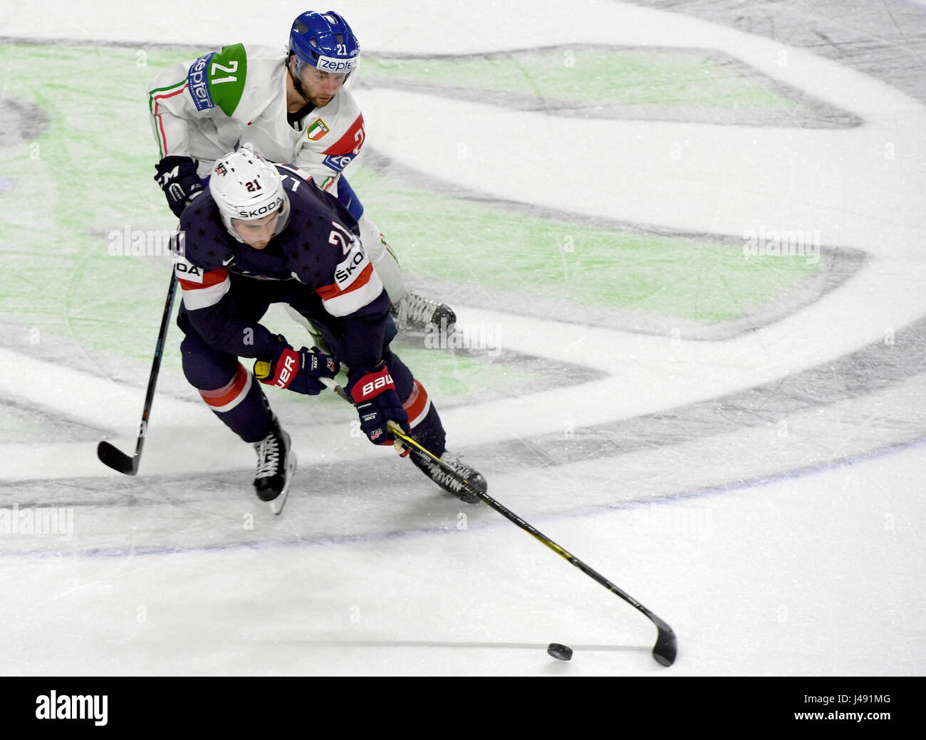 Cologne, Germany. 10th May, 2017. US-American player Dylan Larkin ...