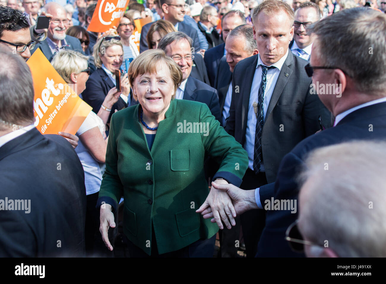 Haltern am See, Germany. 10th May, 2017. German Chancellor Angela ...