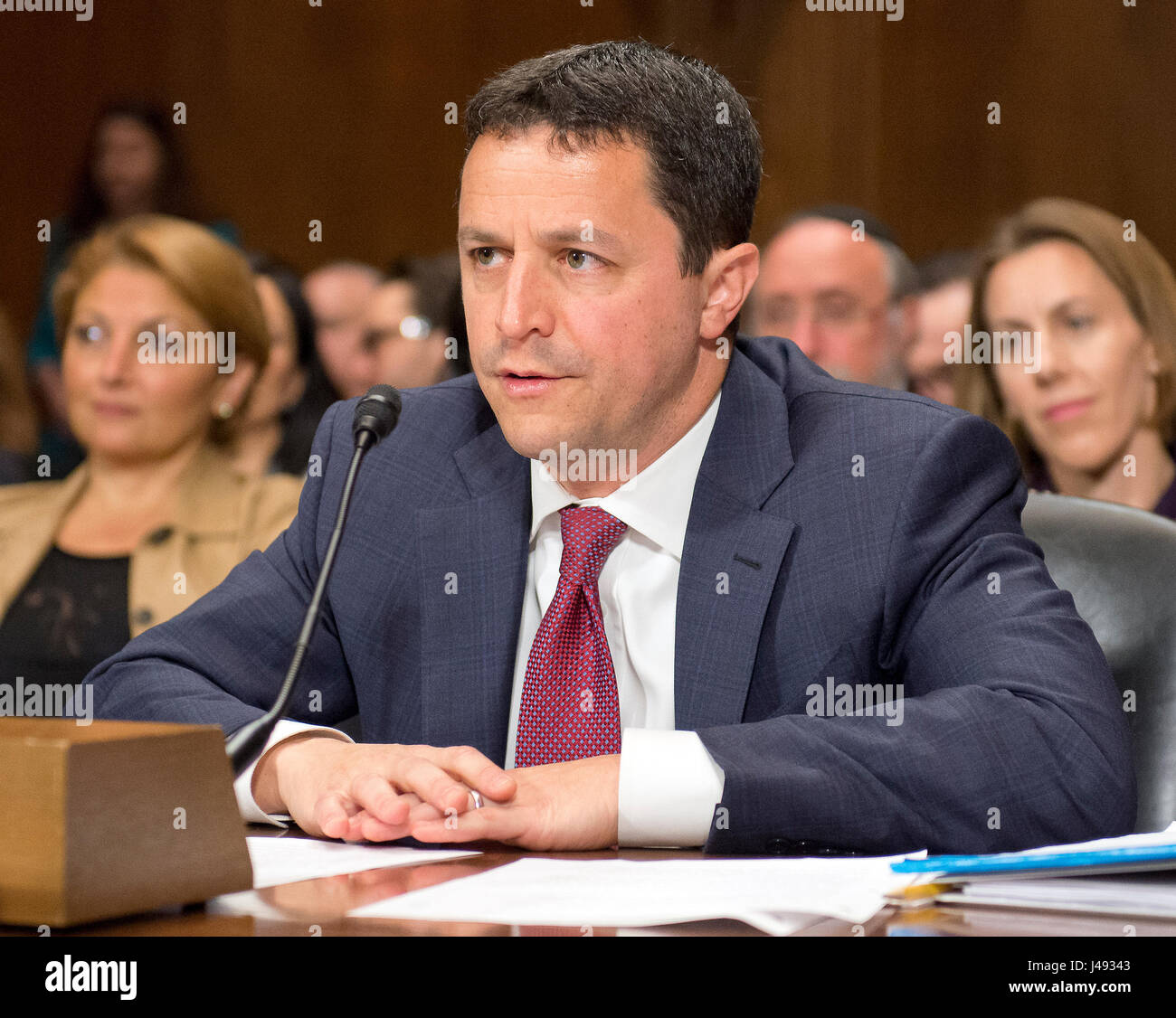 Washington DC, USA. 10th May, 2017. Steven A. Engel testifes before the ...