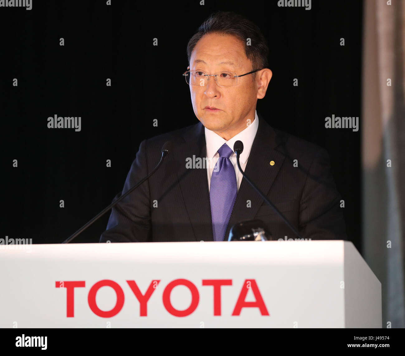 Tokyo, Japan. 10th May, 2017. Japan's automobile giant Toyota Motor ...