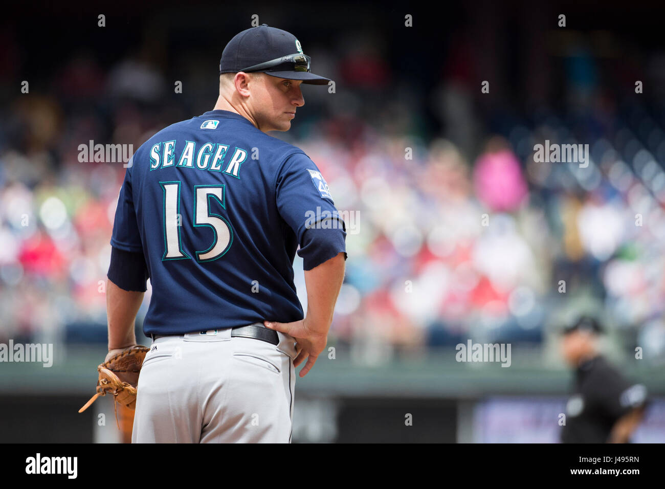 Philadelphia, Pennsylvania, USA. 10th May, 2017. Seattle Mariners third ...