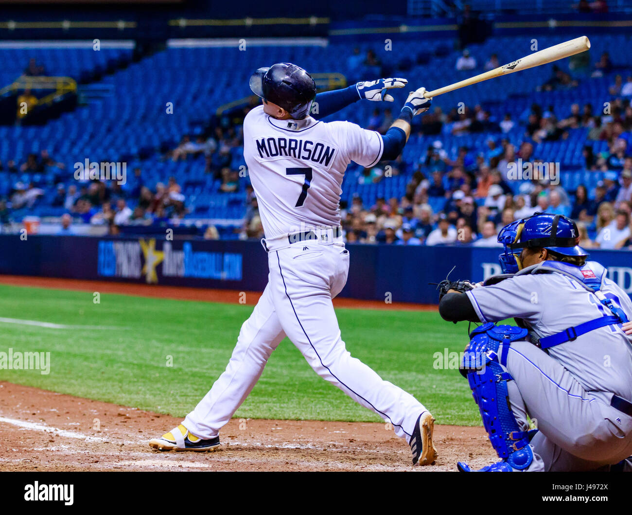 Tropicana Field. 09th May, 2017. Florida, USA-Tampa Bay Rays first ...