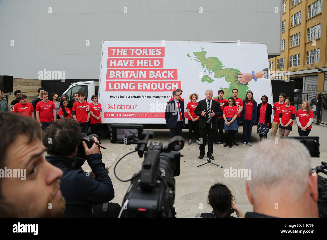 London, UK. 11th May, 2017. Ian Lavery MP launches Labour Party’s ...