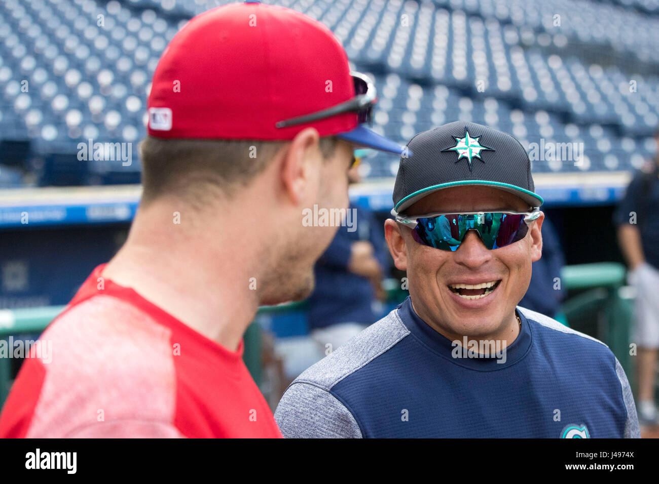 Philadelphia, Pennsylvania, USA. 9th May, 2017. Seattle Mariners ...