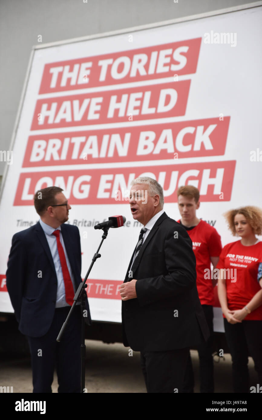 South Bank, London, UK. 11th May 2017. Ian Lavery launches Labour's ...
