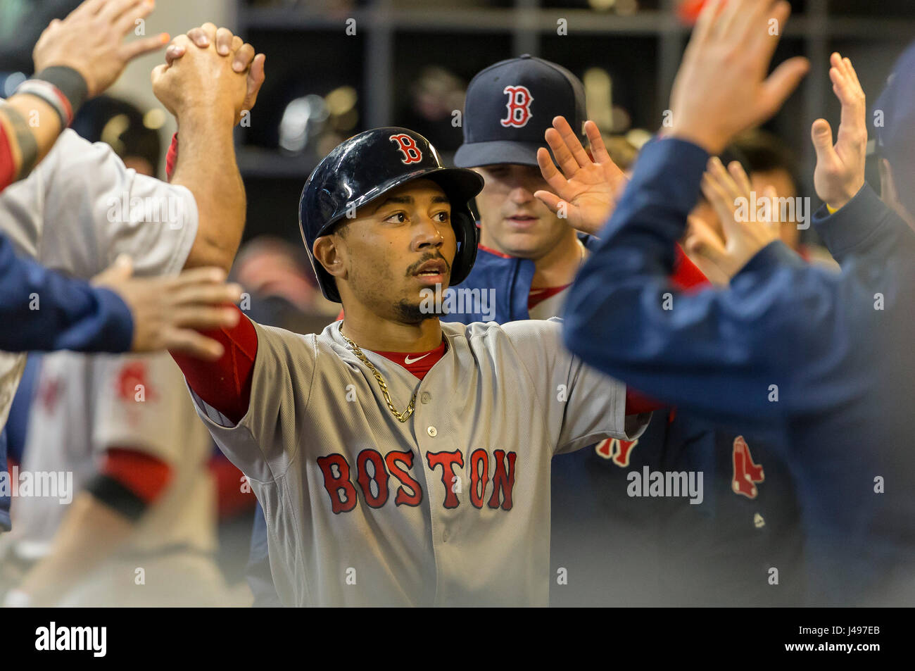 Mookie betts may 2017 hi-res stock photography and images - Alamy