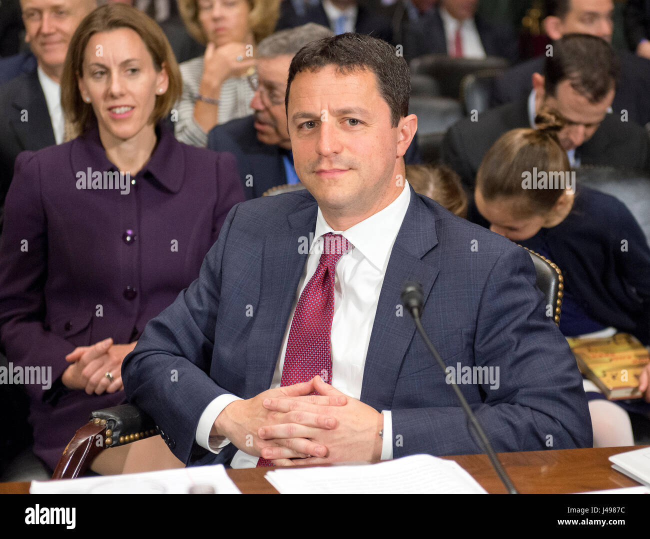 Steven A. Engel waits to begin his testimony before the United States ...