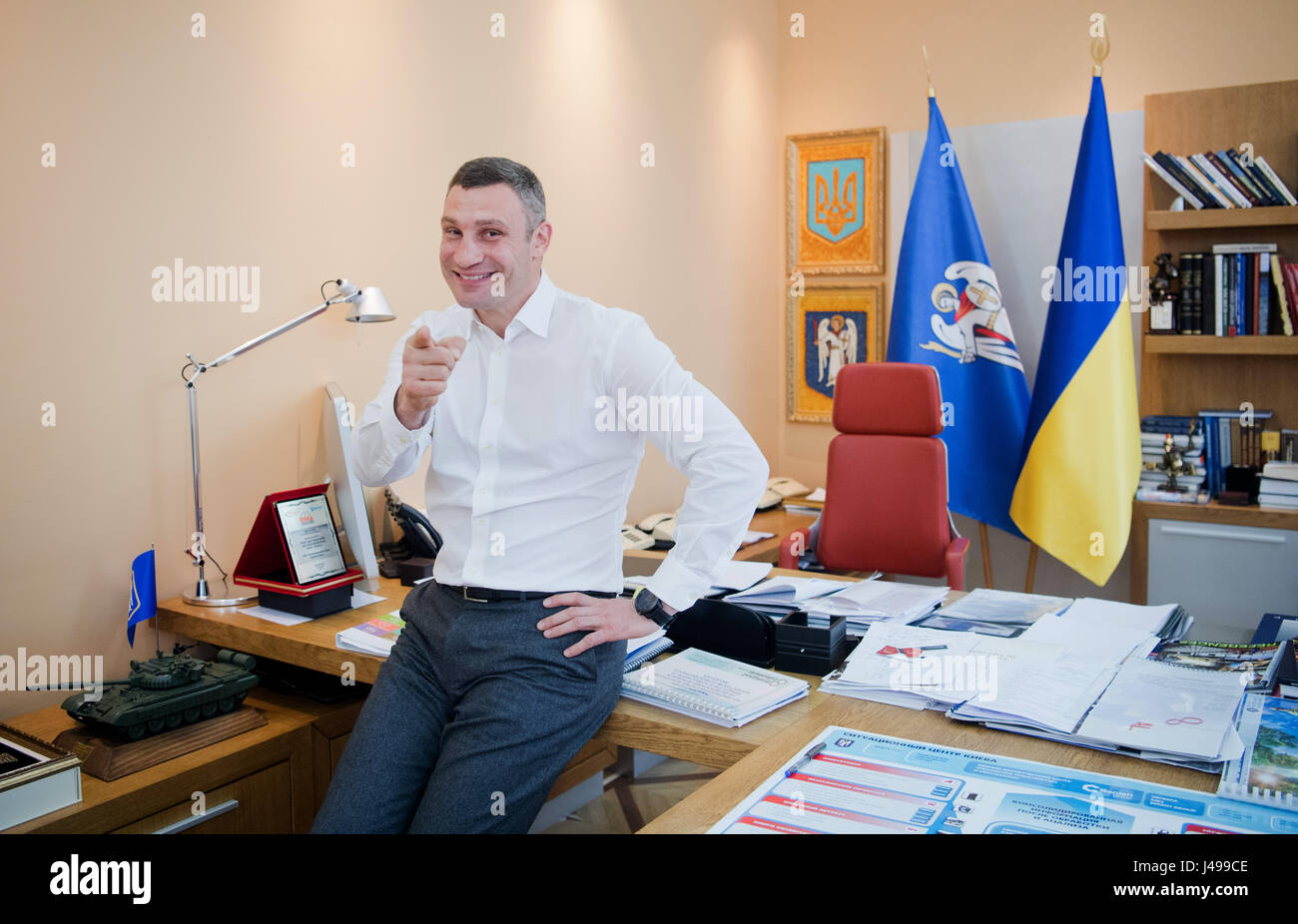 Kiev, Ukraine. 11th May, 2017. dpatop - Vitali Klitschko, former boxer ...