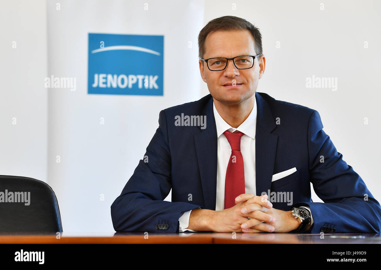 Jena, Germany. 11th May, 2017. Stefan Traeger, new chairman of the ...