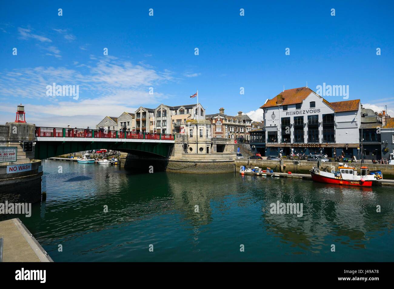 Weymouth, Dorset, UK. 11th May, 2017. UK Weather. The Town Bridge at ...