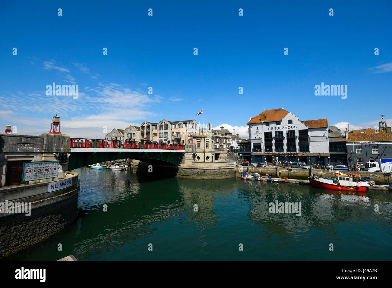 Weymouth, Dorset, UK. 11th May, 2017. UK Weather. The Town Bridge at ...