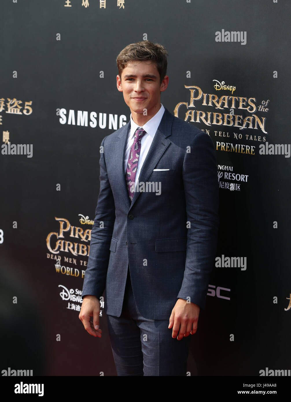 Shanghai, China. 11th May, 2017. Actor Brenton Thwaites attends the ...