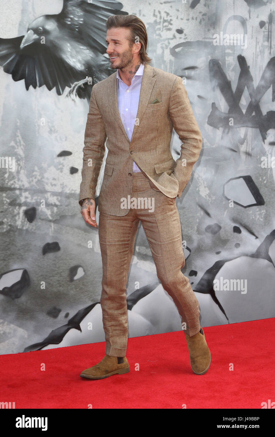 London, UK. David Beckham at King Arthur: Legend of the Sword ...