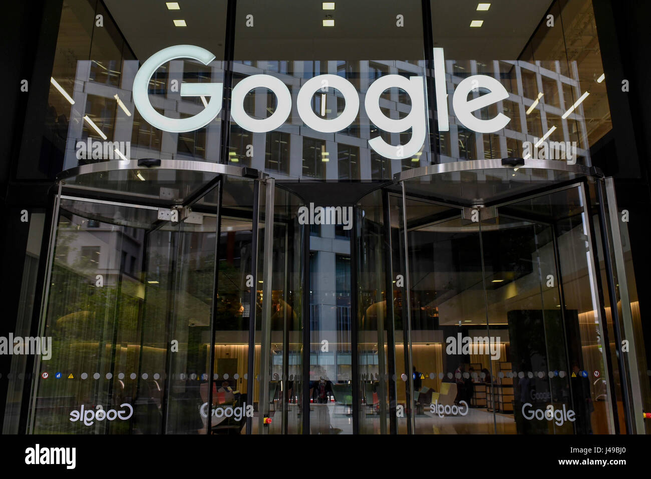 London, UK. 11th May, 2017. The exterior of the London headquarters of ...