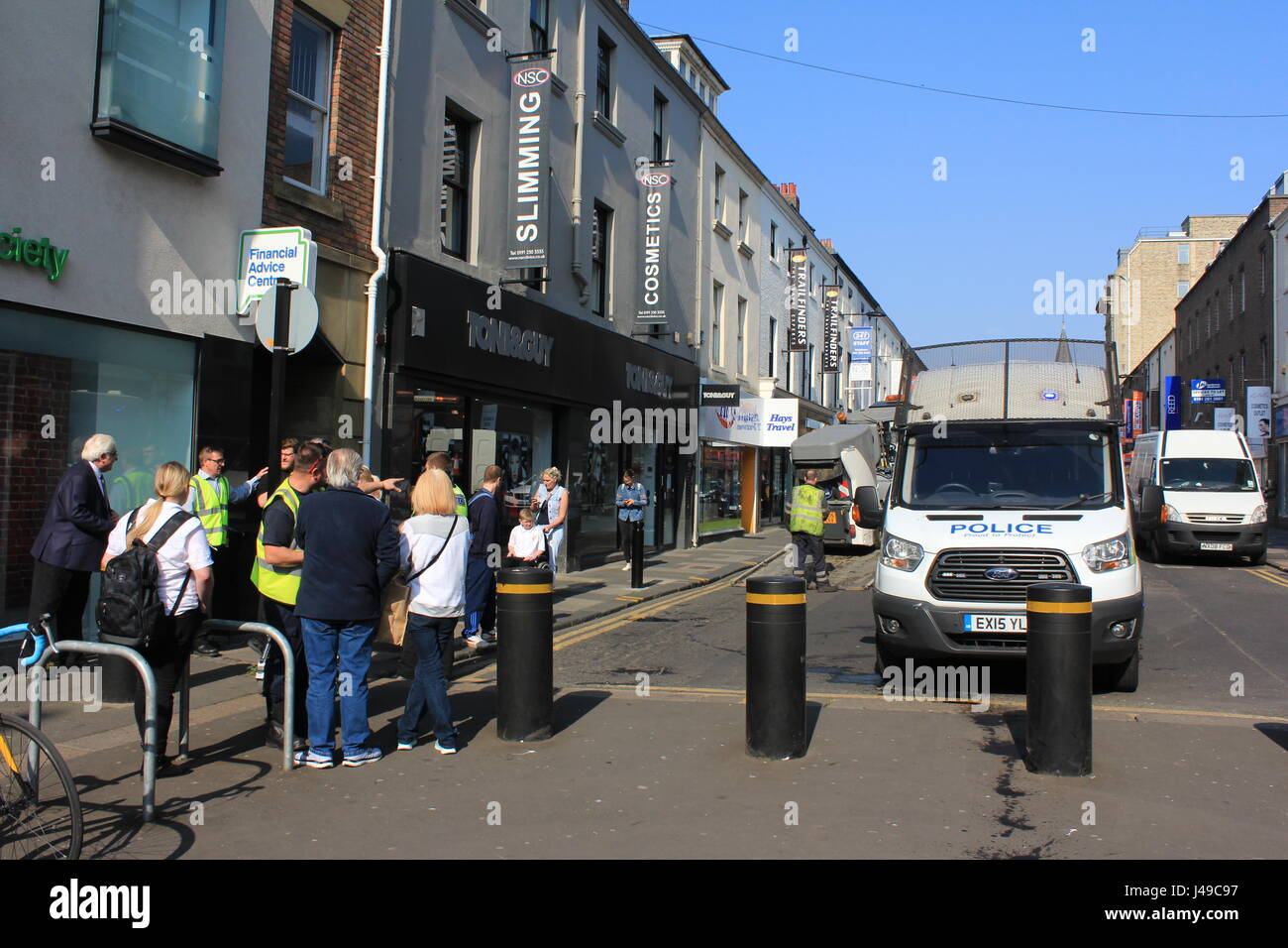 Newcastle, UK. 11th May, 2017. Northumbria police have made an arrest ...