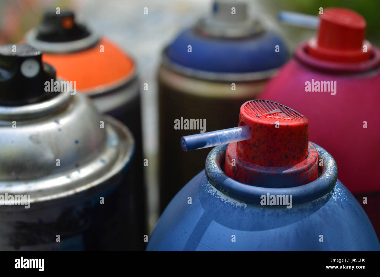 Spray can caps hi-res stock photography and images - Alamy
