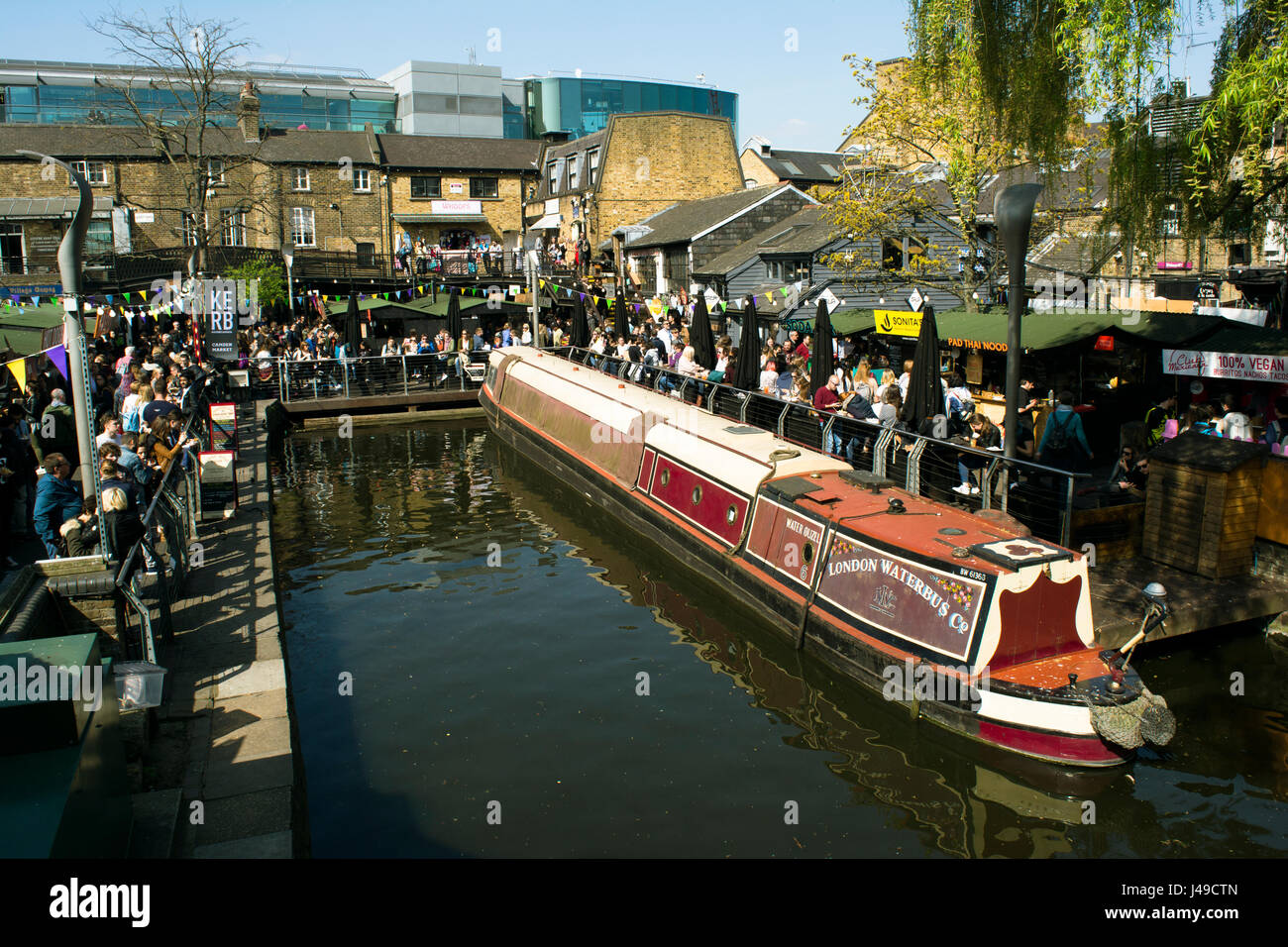 Canal boat and butty boat hi-res stock photography and images - Alamy