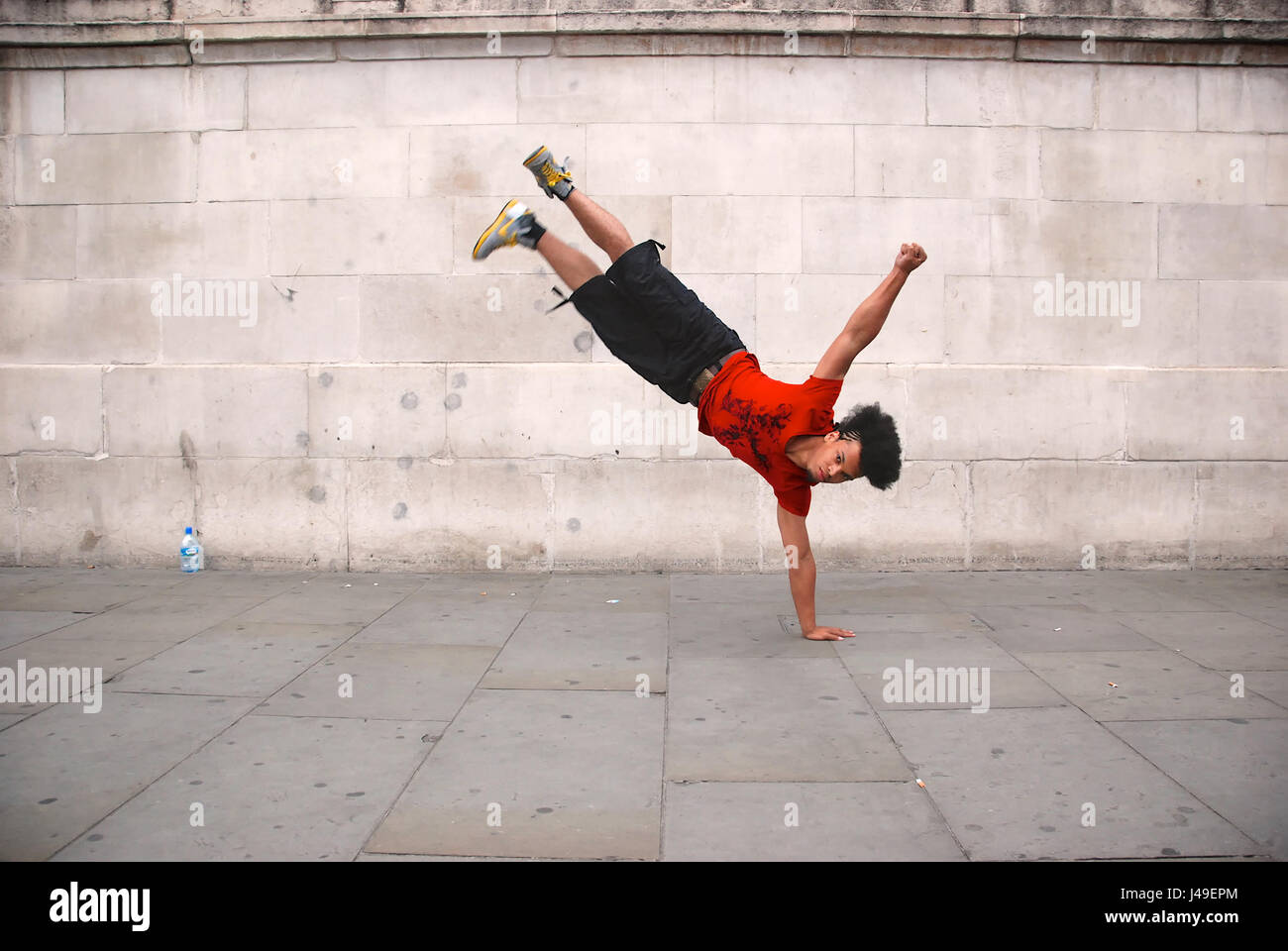 Young street dancer performing on the streets of London Stock Photo - Alamy