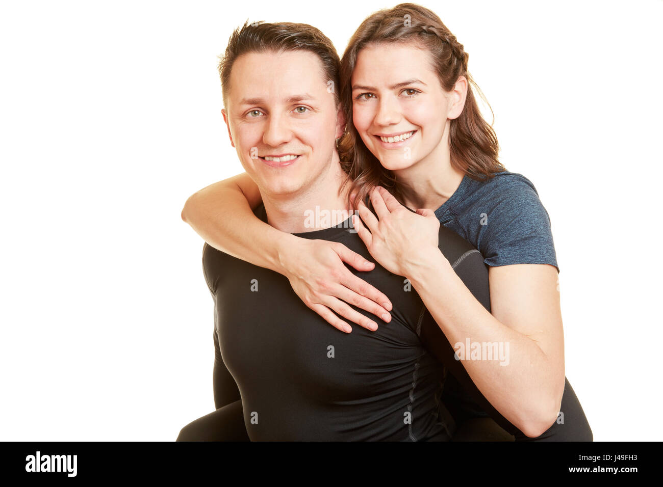 Fitness piggyback hi-res stock photography and images - Alamy