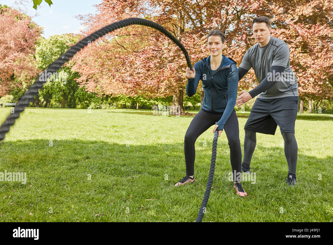 Battle rope hi-res stock photography and images - Alamy