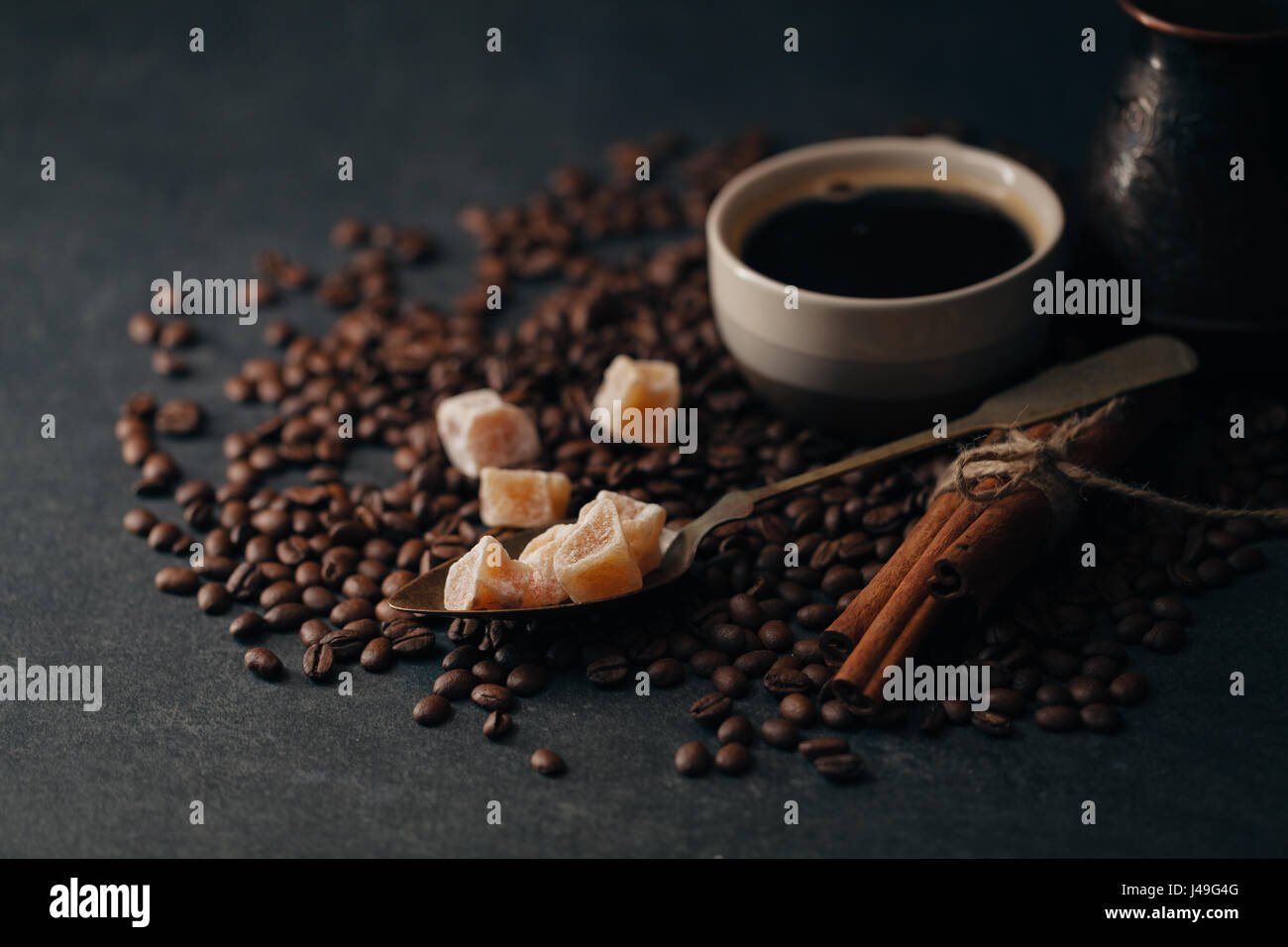 coffee with sweets Stock Photo - Alamy