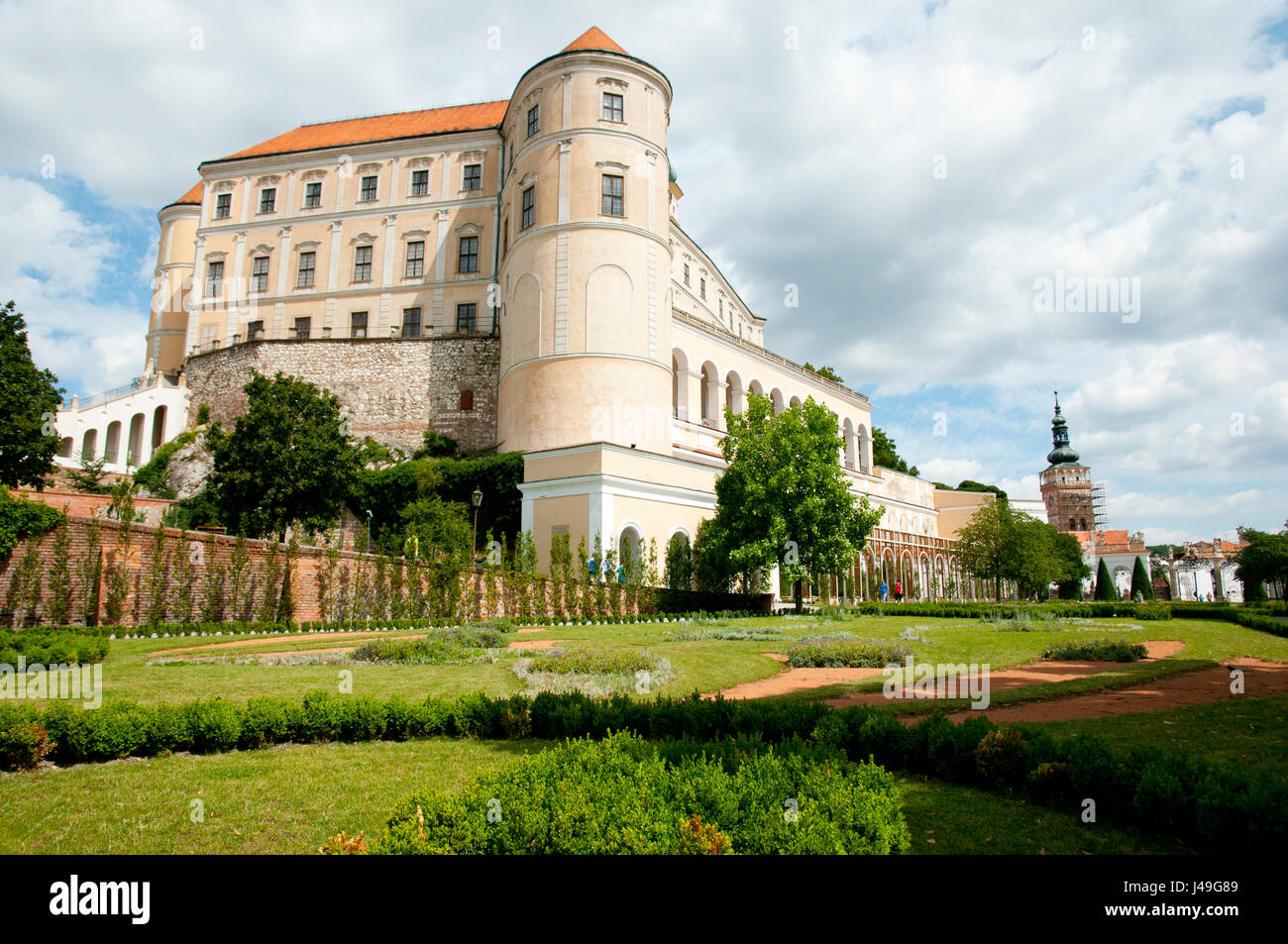 Mikulov palace hi-res stock photography and images - Alamy