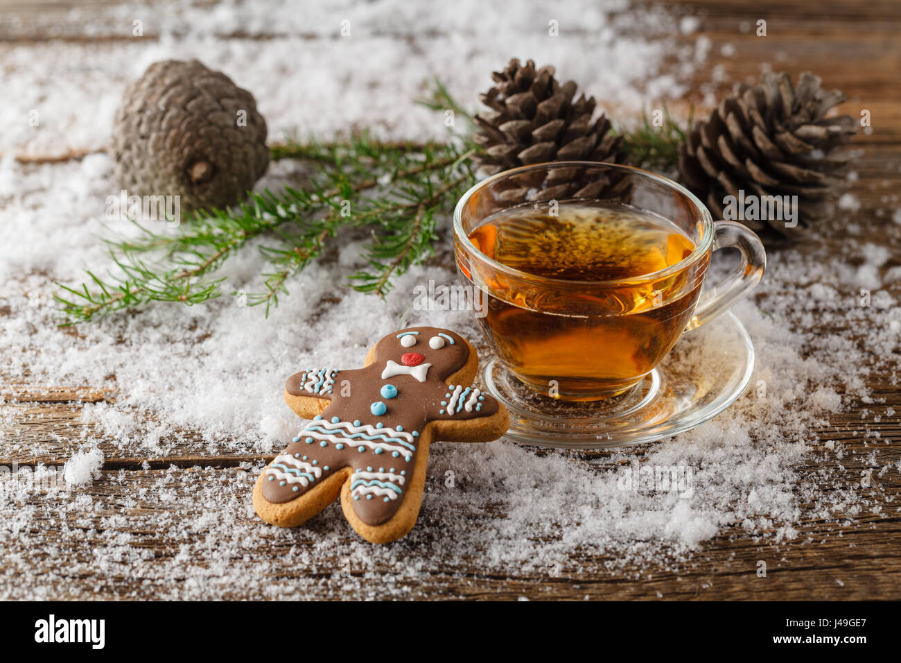 Morning tea at winter Stock Photo - Alamy