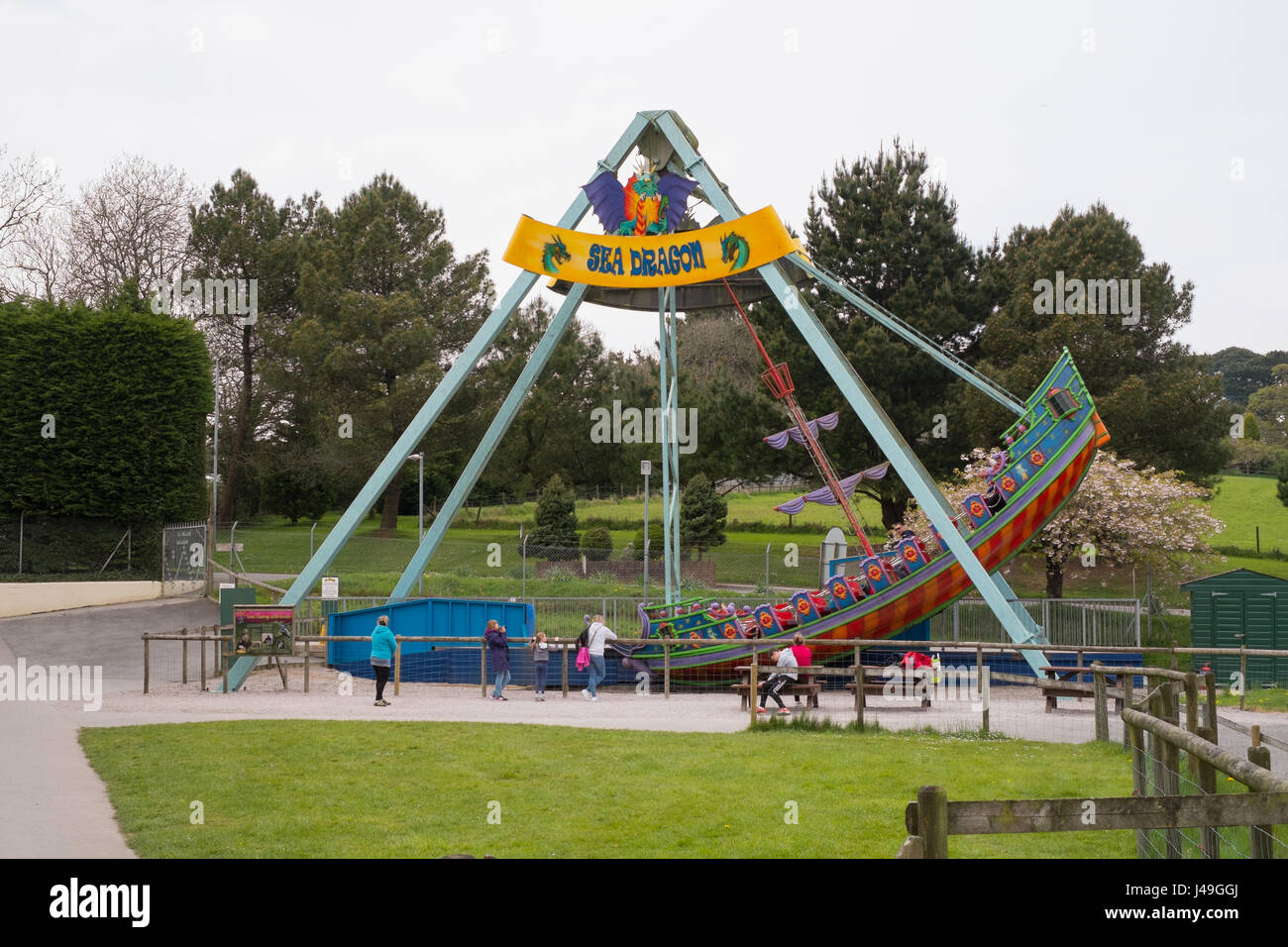 Amusement amusement park boat england hi-res stock photography and ...