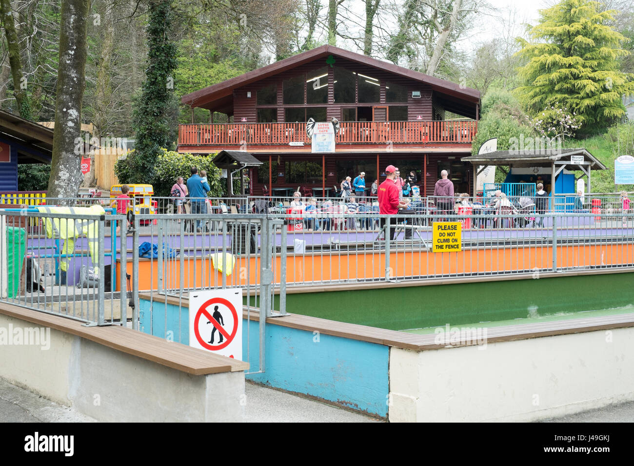 Water coaster rides at Woodlands Family Theme Park, Totnes, Devon ...
