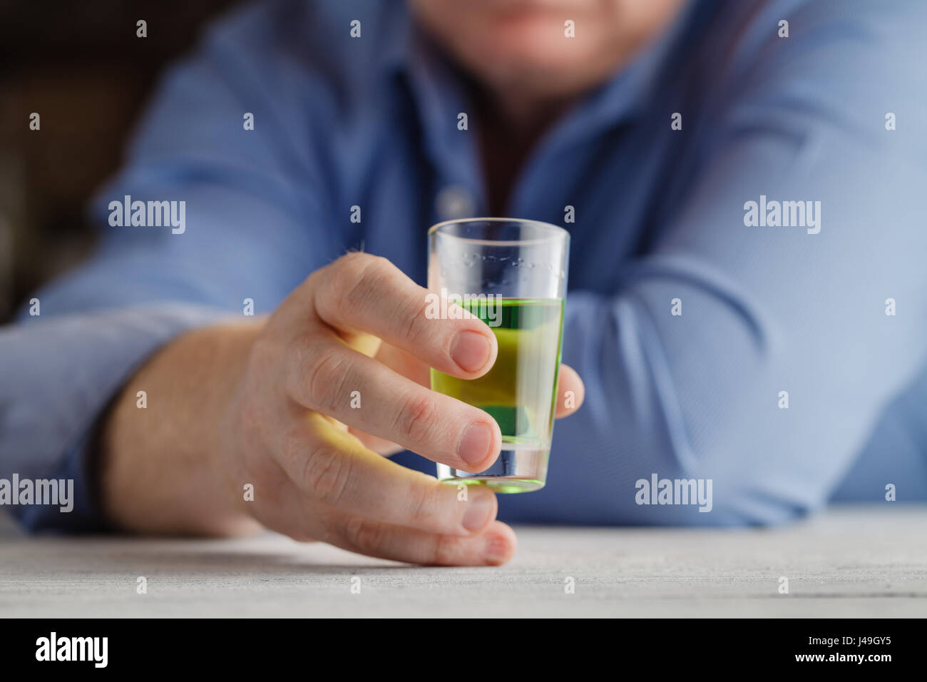 man making a toast(drinking Stock Photo - Alamy